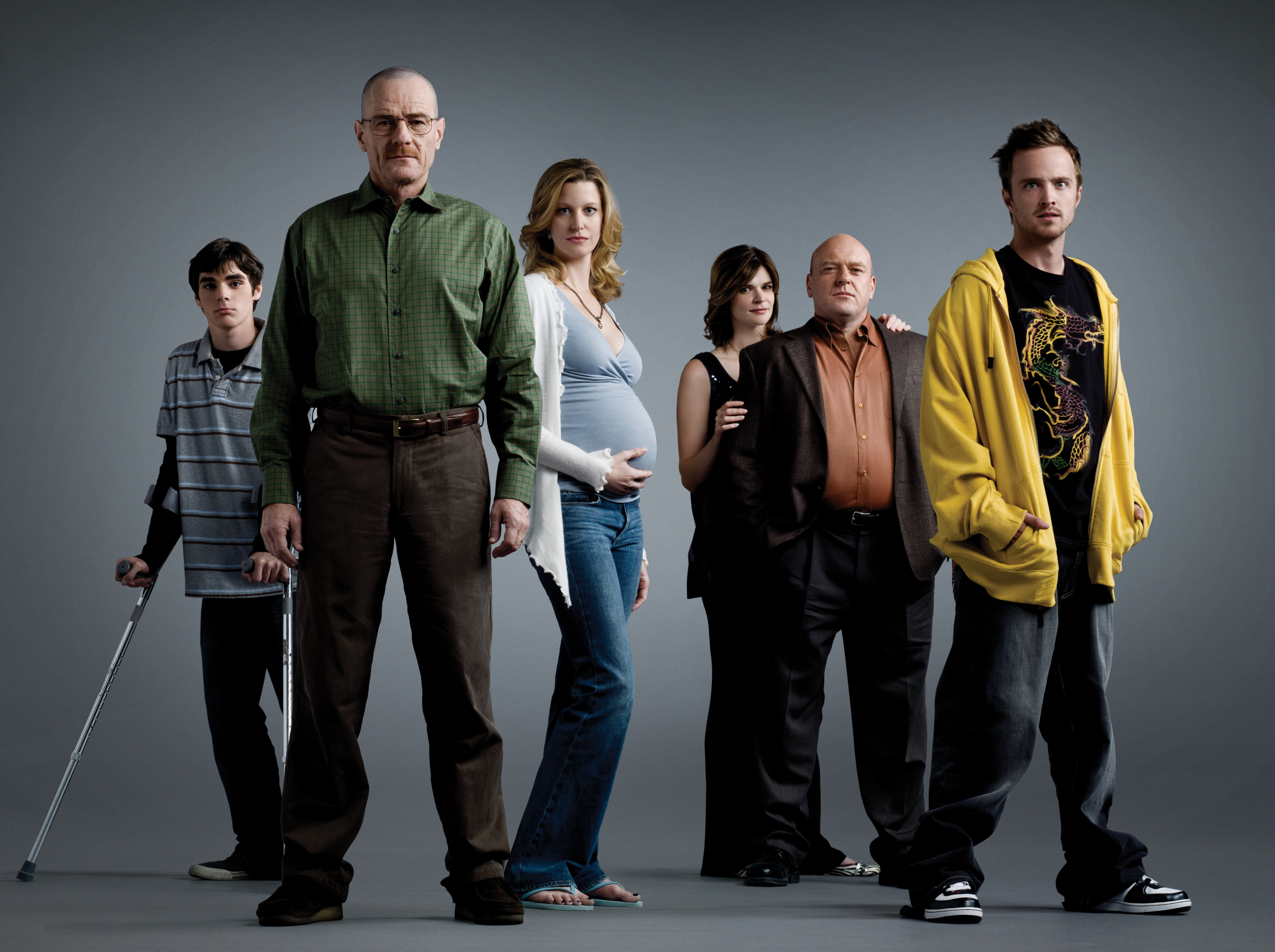 Breaking Bad Cast Members Breaking Bad' Statues Shine Light On Actors,